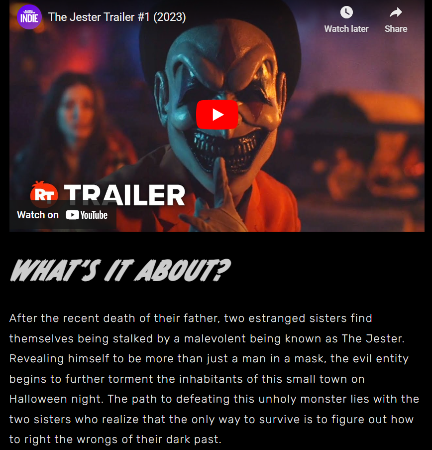 The Jester | Epic Pictures