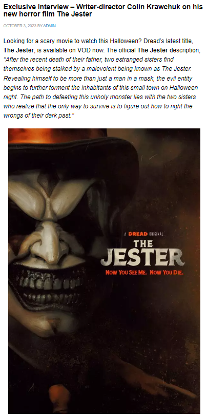 The Jester | Epic Pictures