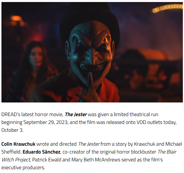 The Jester | Epic Pictures