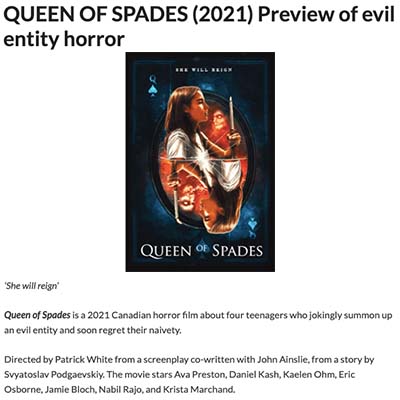 Queen Of Spades | Epic Pictures