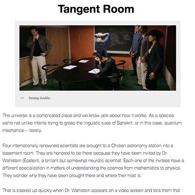 Tangent Room | Epic Pictures