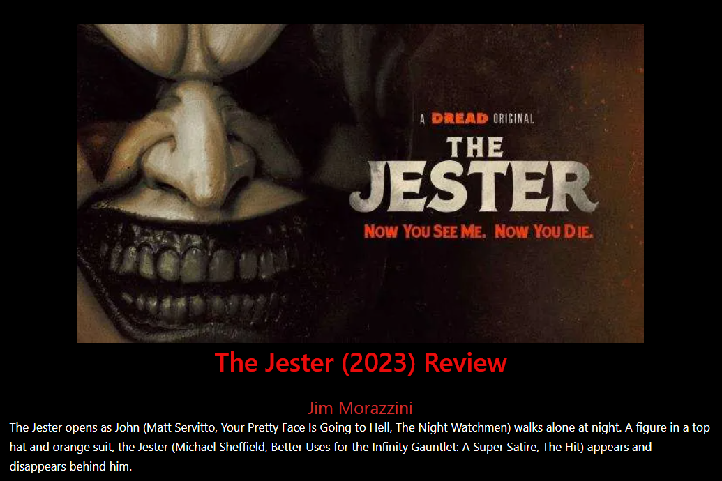 The Jester | Epic Pictures