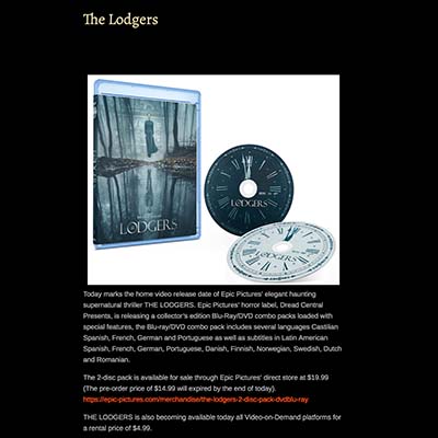 The Lodgers | Epic Pictures